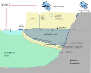 Dynamic Response of the Freshwater Lens to Natural Variations in ...